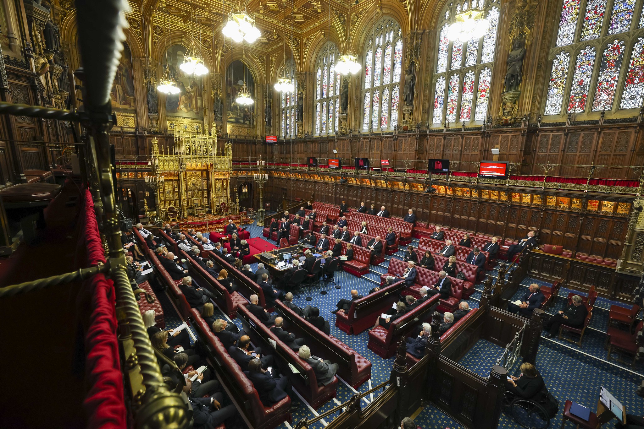 The Lords. Truss's peerage list, Tory exhaustion, Brown's grandiose ...