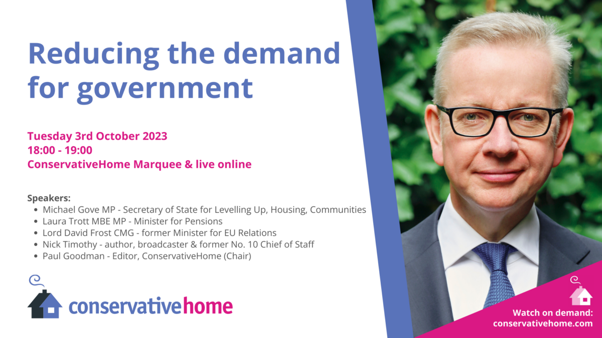 Our 2023 Conservative Party Conference programme | Conservative Home