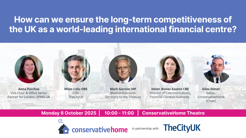 Our 2025 Conservative Party Conference Fringe Programme | Conservative Home